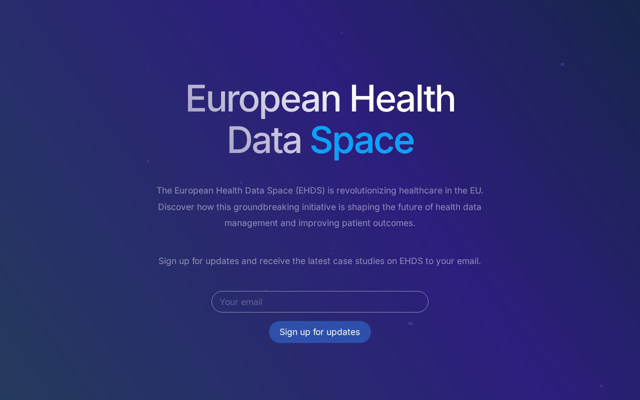 European Health Data Space